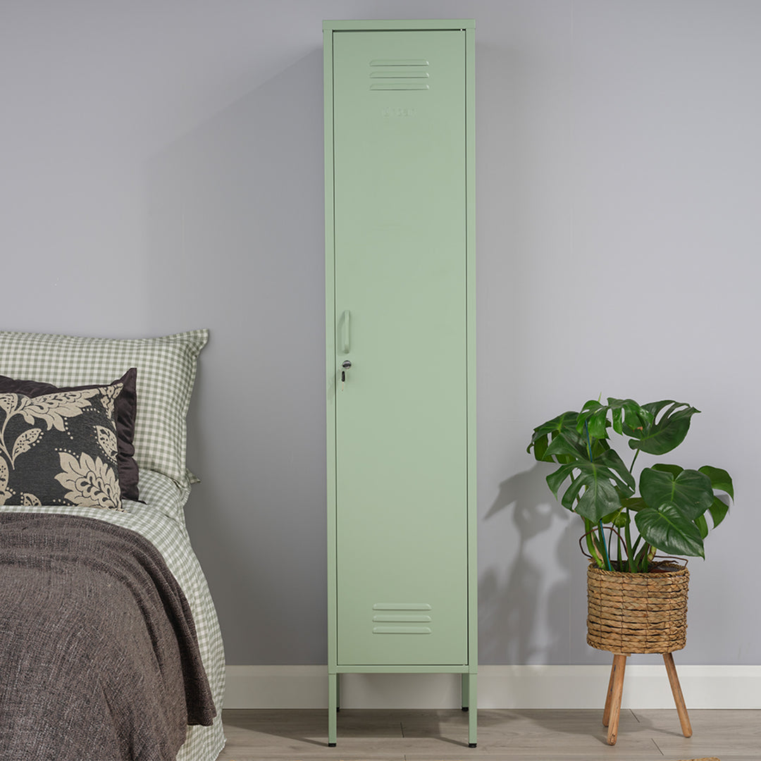 The Bexley - Tall Single Door Storage Locker In Sage – Urban Lockers