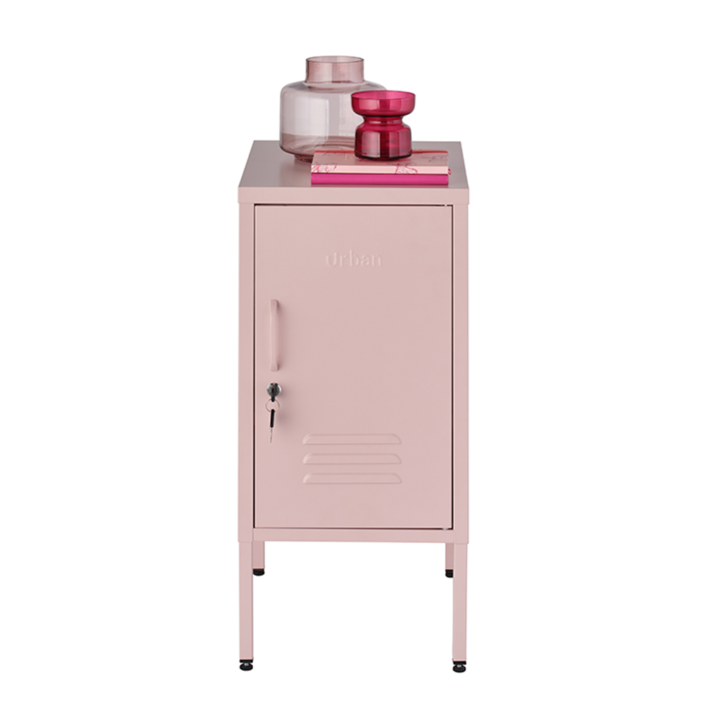 The Camden - Side Table, Storage Locker Light Pink – Urban Lockers