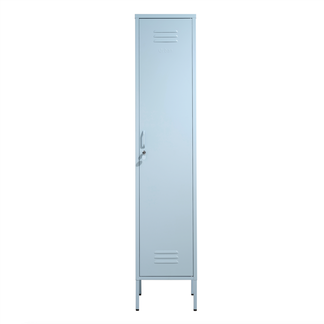 The Bexley - Tall Single Door Storage Locker In Sky Blue – Urban Lockers
