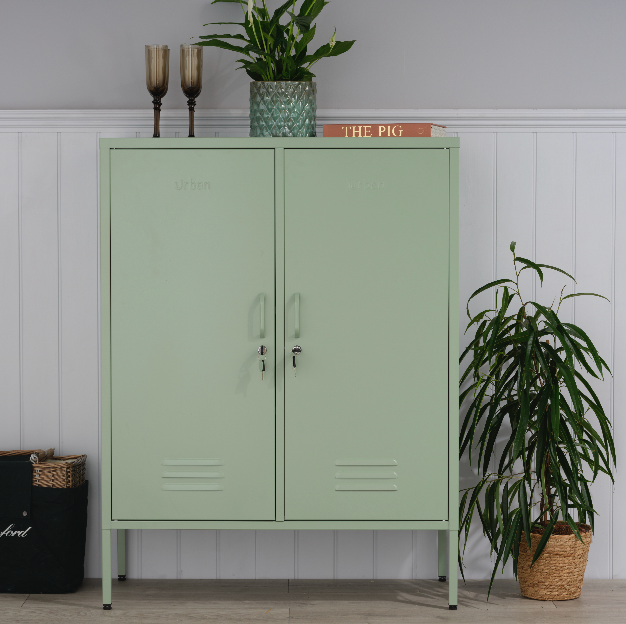 The Fulham - Home Style Storage Locker In Sage – Urban Lockers